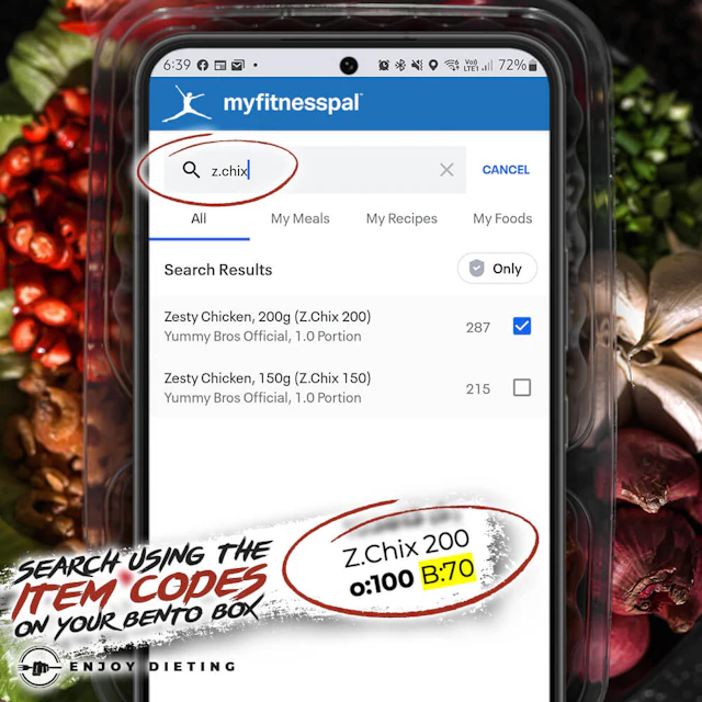 Yummy Bros - How to Log Our Meal Preps into MyFitnessPal App
