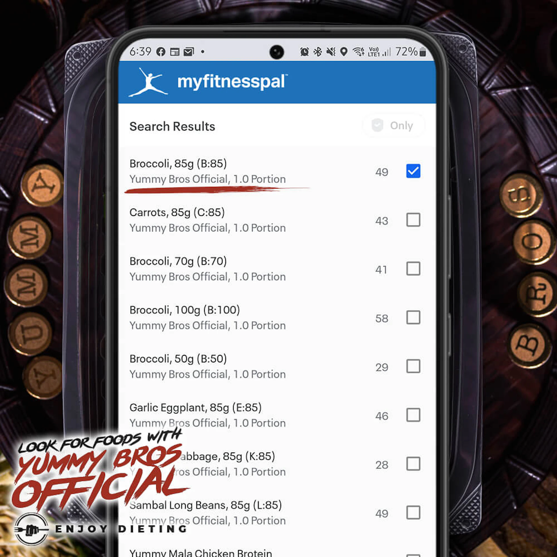 Yummy Bros - How to Log Our Meal Preps into MyFitnessPal App